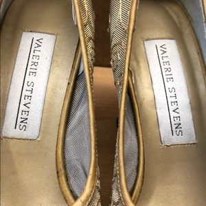 Valerie Stevens | Shoes | Valerie Stevens Sheer Fabric Heels Sz 7m ...